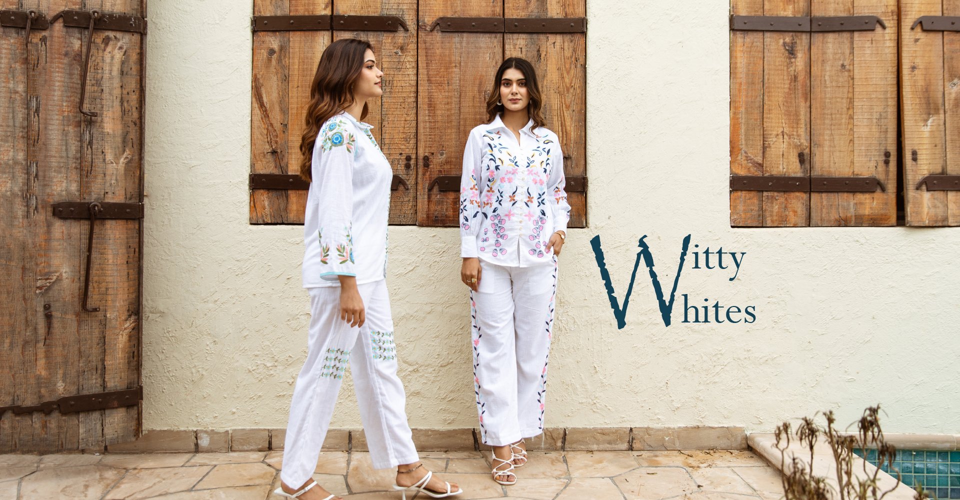 Witty Whites Summer Wear for Womens Online | Aadews